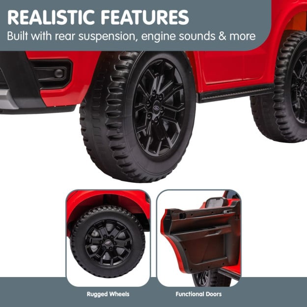 Ford Ranger Electric Kids Red | Kahuna