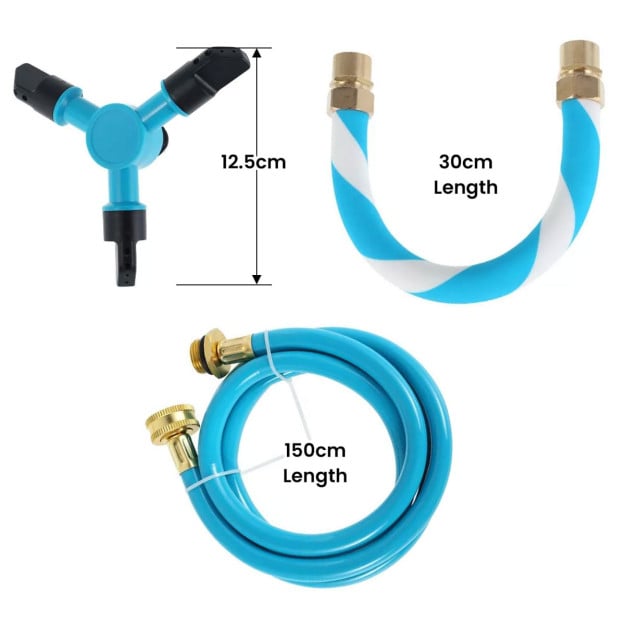 Kahuna Waterpark Rotating Trampoline Water Sprinkler Kit